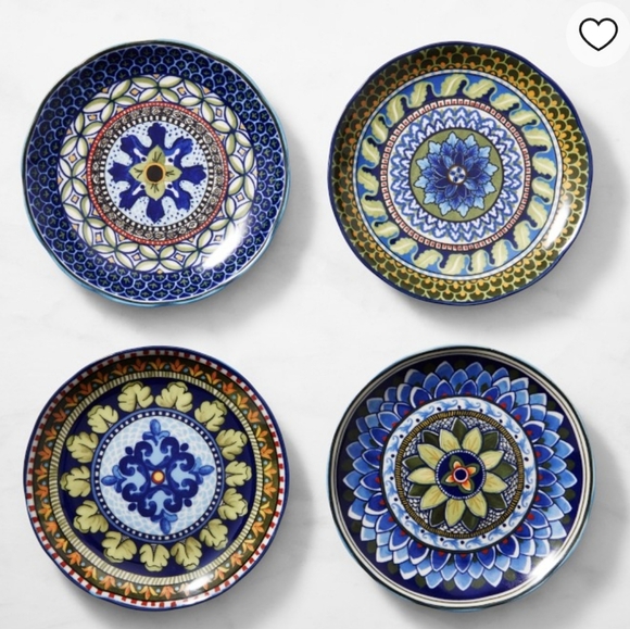 Williams Sonoma | Dining | Sicily Ceramic Mixed Appetizer Plates Set Of ...